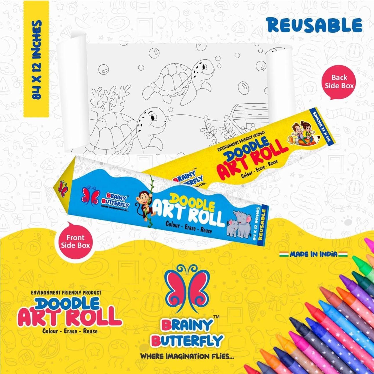 Munafa Reusable Drawing Paper Doodle Art Roll – Munafa Store